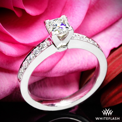 Bead Set Diamond Engagement Ring | 1066