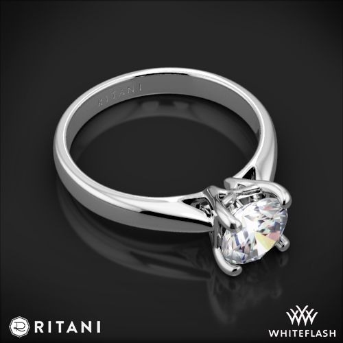 Ritani 1RZ7241 Solitaire Engagement Ring - Whitef... | 3991