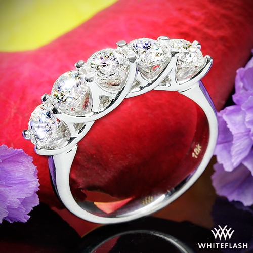 5 Stone Trellis Diamond Right Hand Ring | 2316