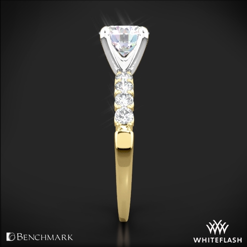 Benchmark CSP4 Crescent Diamond Shared Prong Enga... | 4323