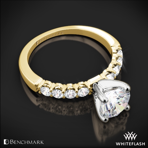 Benchmark CSP4 Crescent Diamond Shared Prong Enga... | 4323