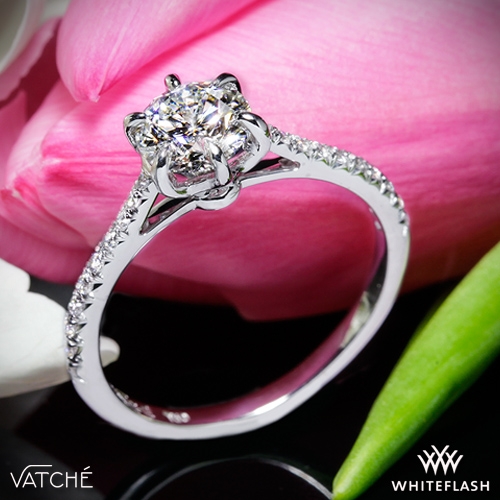 Felicity Pave Diamond Engagement Ring by Vatche | 1649