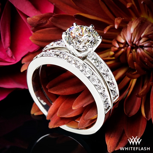 "Bead-Set" Diamond Wedding Set | 1468