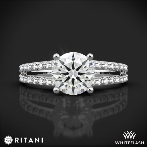 Ritani Classic Split Shank Diamond Engagement Ring | 2237
