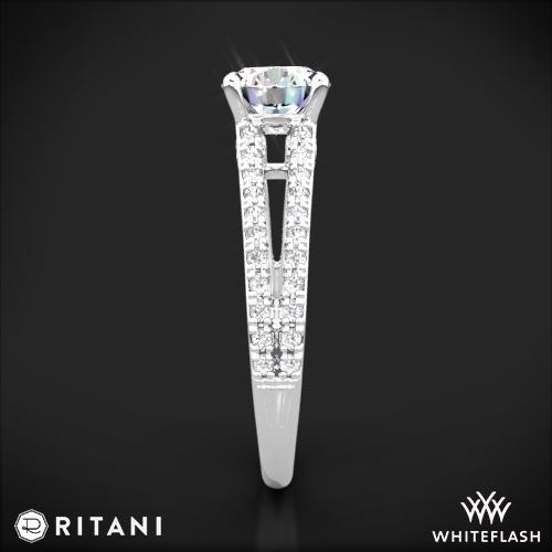Ritani Classic Split Shank Diamond Engagement Ring | 2237