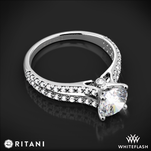 Ritani Classic Split Shank Diamond Engagement Ring | 2237