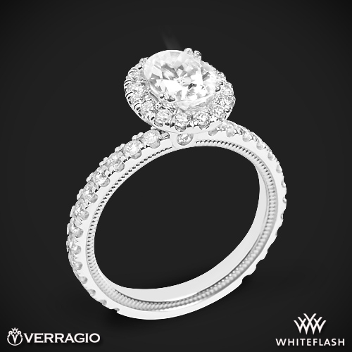 Verragio TR180HOV Diamond Oval Halo Engagement Ring | 5915