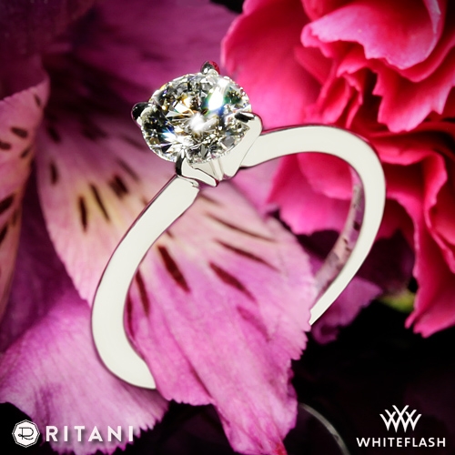 Ritani 1RZ7286 Solitaire Engagement Ring - Whiteflash | 4026