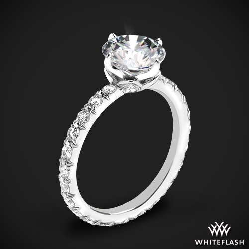 Lotus Full Eternity Diamond Engagement Ring | 6431