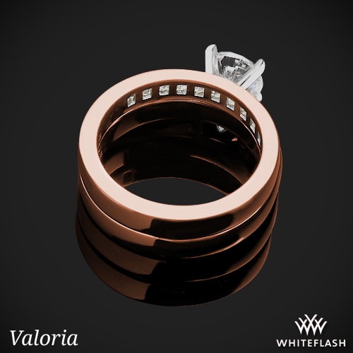 Valoria Princess Channel-Set Diamond Wedding Set | 6450