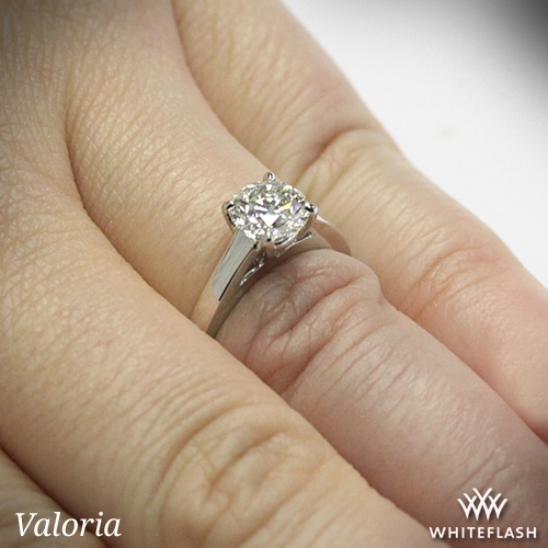 Flush-Fit Cathedral Style Diamond Ring | 1208