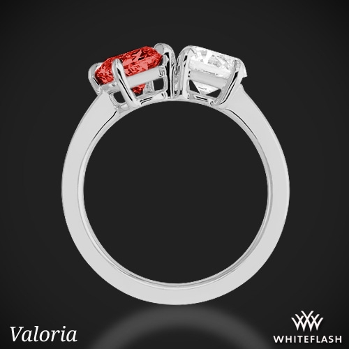 Valoria Oval Two Stone Right Hand Ring | 6986