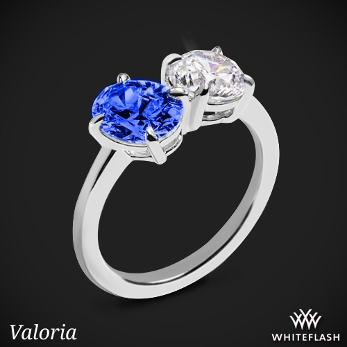 Valoria Oval Two Stone Right Hand Ring | 6980