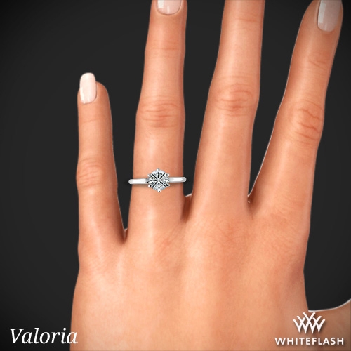 Valoria Six Prong Solitaire Engagement Ring | 6959