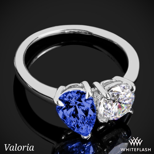 Valoria Pear Two Stone Right Hand Ring | 6987