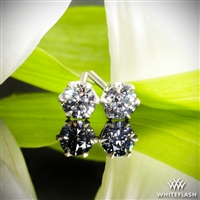 6 Prong Crown Earring Settings | 6824