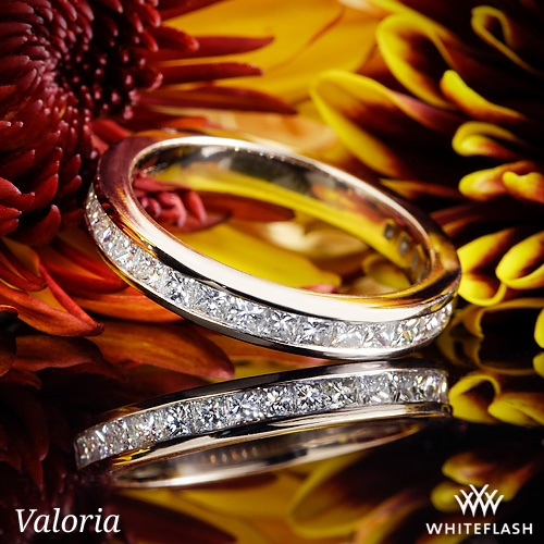 Valoria Princess Channel-Set Wedding Ring | 7044
