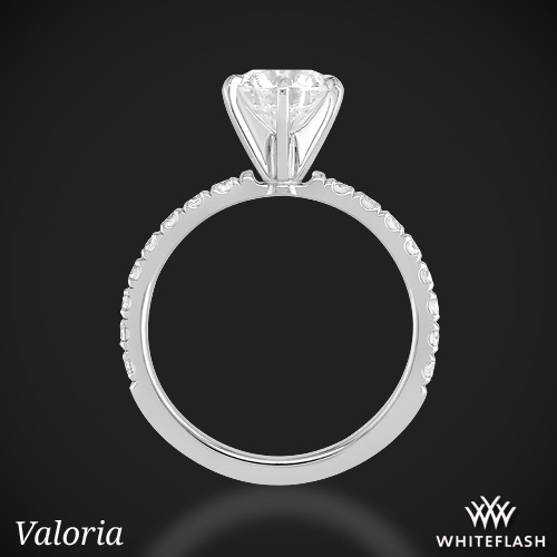 Valoria French Set Diamond Engagement Ring | 7135