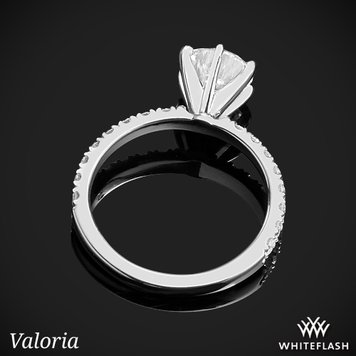 Valoria French Set Diamond Engagement Ring | 7132