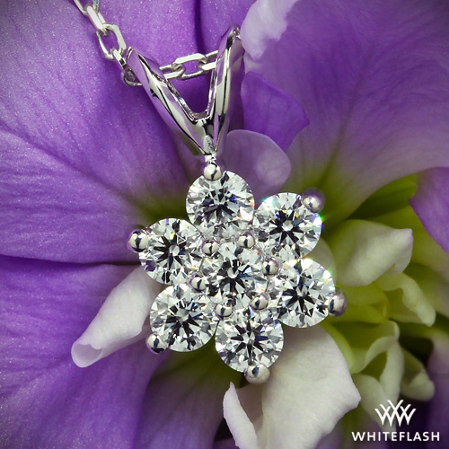 'Flower Cluster' Diamond Pendant | 718