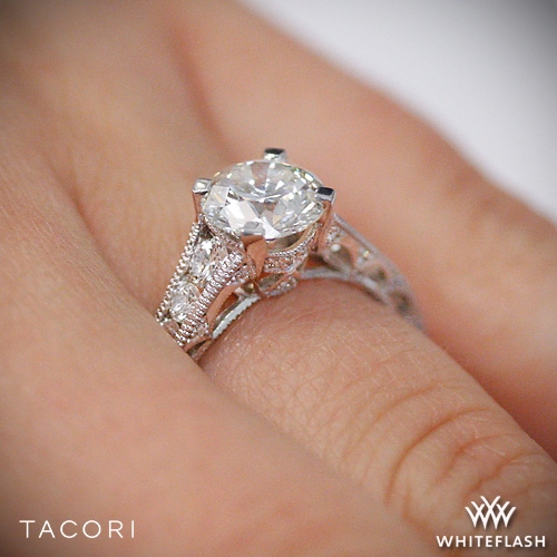 Tacori 2510 Reverse Crescent Graduated Diamond En... | 2544