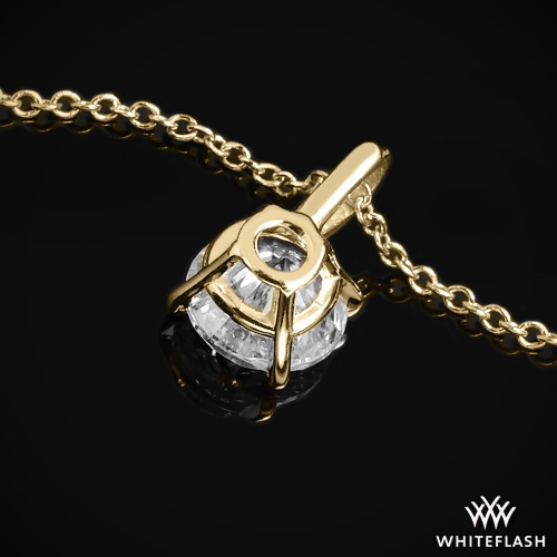 Four-Prong Timeless Diamond Pendant | 7643