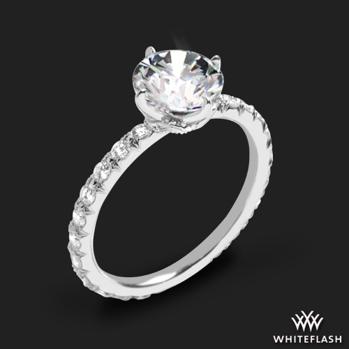 Lotus Full Eternity Diamond Engagement Ring | 6431